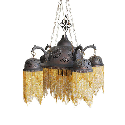 Syrian Beads Chandelier - Sheherazade Event